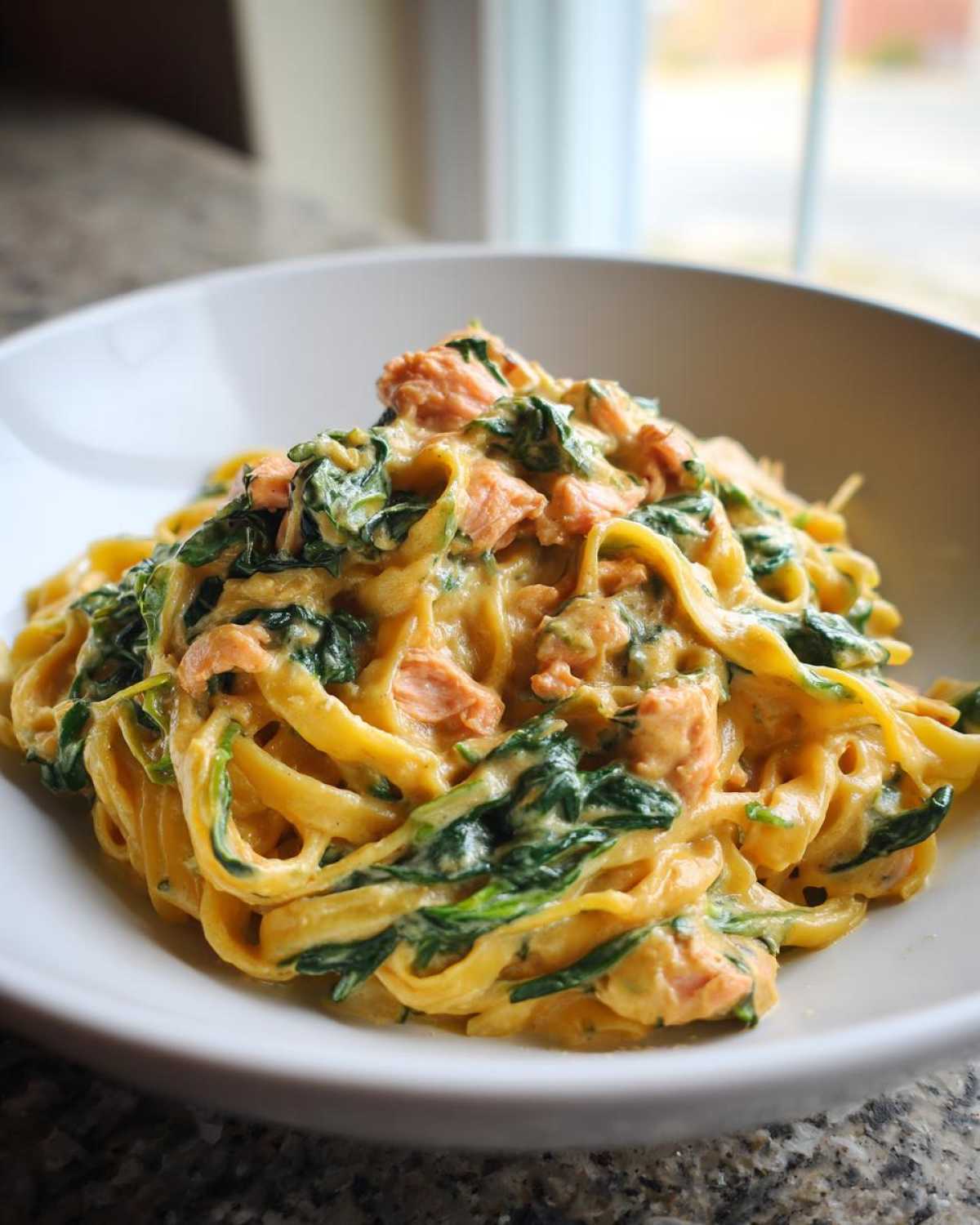 Divine Creamy Salmon Spinach Pasta In 30 Min